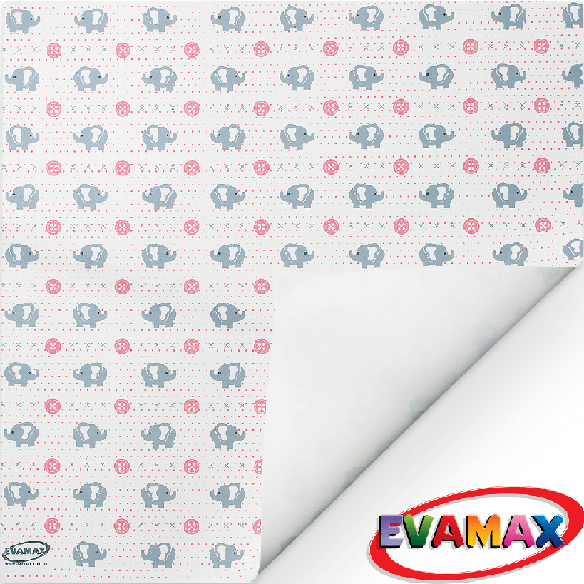 EVA ROLO 1 PÇ DECORADO BORBOLETA 125 - R - 001 - Evamax