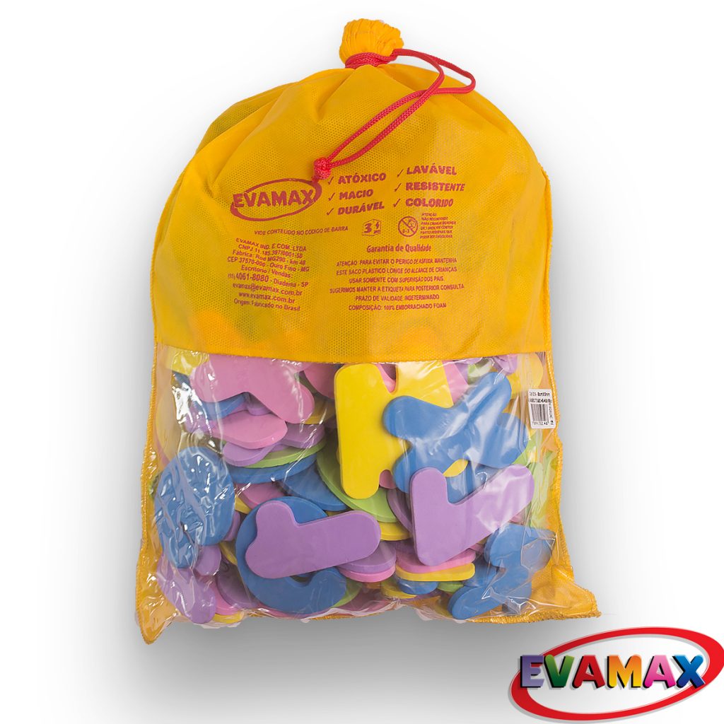 EVA Didático Números - 60 peças - Evamax