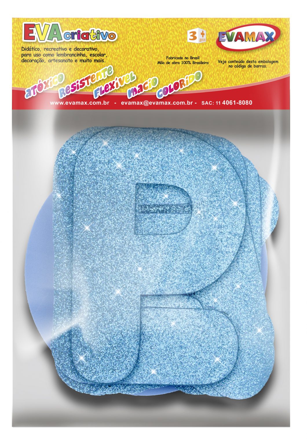 PAINEL EVA PARABÉNS GLITTER - Evamax